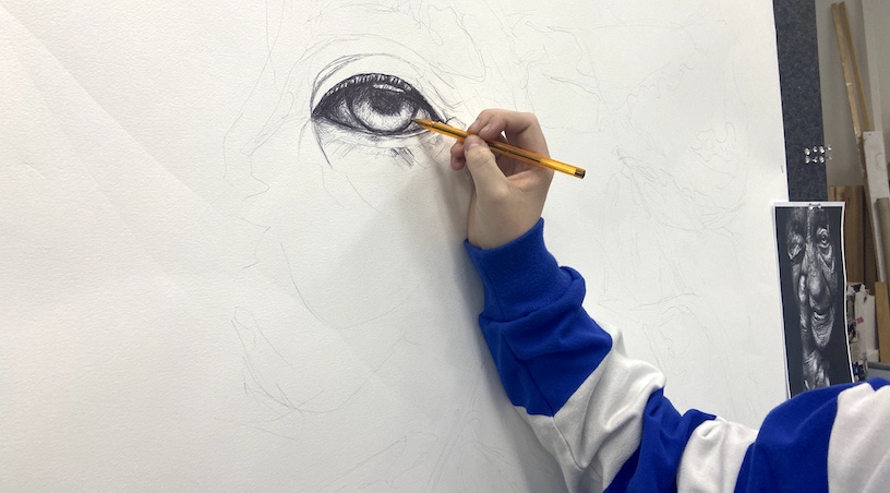Student Art Feature: Skin, Jemima M (Year 12) | Loreto Mandeville Hall
